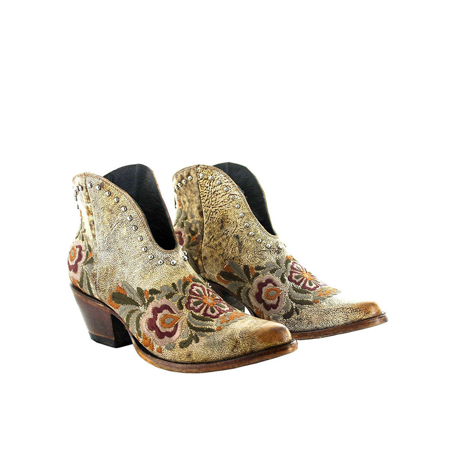 Women's Suede Embroidery Studded Short Boots | Janely | Yippee Ki Yay ...